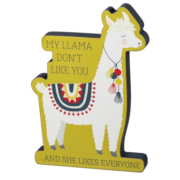 Accents | Llama Sign | Poshmark